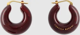 Vanessa Baroni Boucles doreilles Circlet Bordeaux Marble