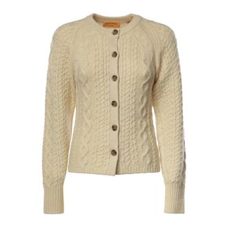 Guest In Residence Cardigan torsad&eacute; sculpt&eacute; - Femme - Pulls - Jaune - Taille: 40 FR