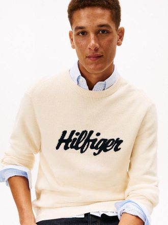 Tommy Hilfiger Rundhalspullover SEASONAL GRAPHIC COTTON