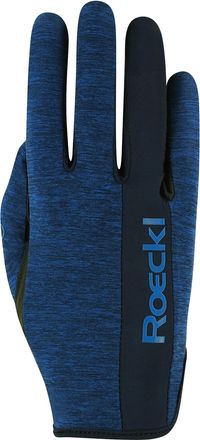 Roeckl Sports Reithandschuh Mannheim, Freizeit Sommer Handschuh, Dunkelblau Mélange 8.5