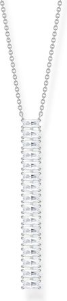 Thomas Sabo Thomas Sabo Damen Kette weiße Steine silber, aus 925 Sterlingsilber, 16 funkelnde Zirkonia, Länge 45cm, KE2117-051-14-L45V