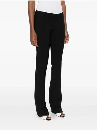 Elisabetta Franchi Femme, Pantalons, Noir, Taille: 42 FR Pantalon L&eacute;ger en Cr&ecirc;pe