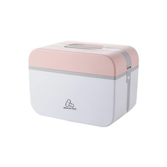 Cabilock Erste- Hilfe- Kasten aus Kunststoff Leer Erste- Hilfe- Kasten Erste- Hilfe- Aufbewahrungsbox Erste- Hilfe- en Medizin