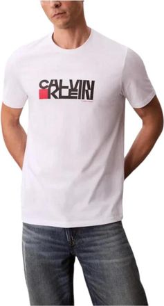 Calvin Klein Homme, Tops, Blanc, Taille: M T-Chemises
