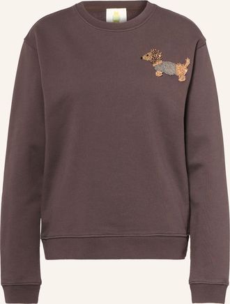 Princess Goes Hollywood Princess Goes Hollywood Sweatshirt Mit Schmuckperlen braun