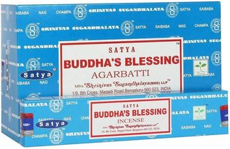 Satya Jewelry Buddhas Blessing R&auml;ucherst&auml;bchen, Satya Ayurvedische Kollektion, 12 St&uuml;ck