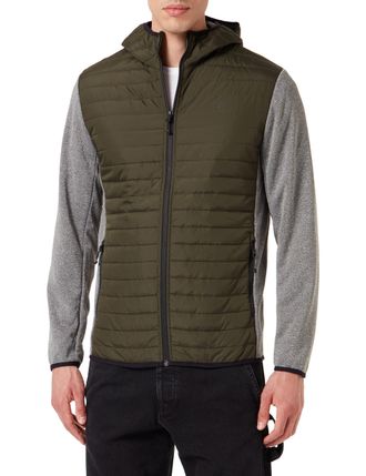 Jack & Jones Herren JjemGewatteerde Noos Jacke 12182242,Rosin/Detail:grey Melange Sleeve,M