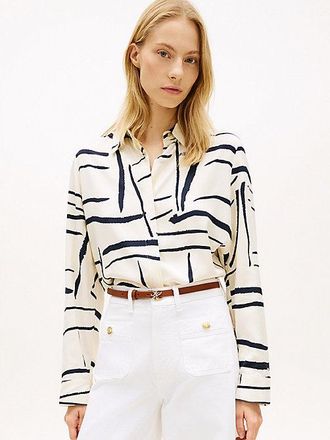 Tommy Hilfiger Chemise coupe standard &agrave; boutons dor&eacute;s