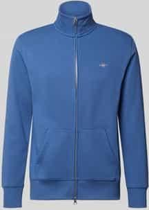 GANT Regular Fit Sweatjacke mit Stehkragen Modell Gield