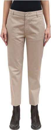 Dondup Femme, Pantalons, Beige, Taille: W27 Loose Nima Zip Pantalons