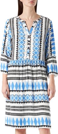 Cartoon Damen 1411/7071 Kleid, Blau, 36 EU