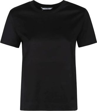 Max Mara haut à logo brodé - Noir