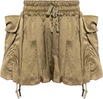 Balmain Femme, Shorts, Vert, Taille: 34 FR Short Puffed Avec Poches