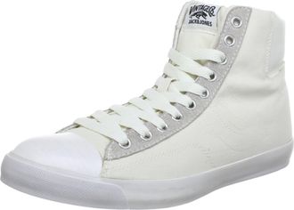 Jack & Jones JJ New York Basket Hi 12064486, Herren Sneaker, Weiß (Whisper White), EU 43