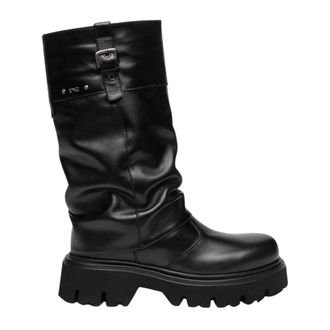 Nero Giardini Sauvage Biker Boot - - Shoes - Damen - Schwarzk - 39 EU