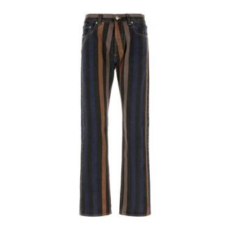 Versace Gestreifte gerade Jeans - - Jeans - Herren - Mehrfarbig - W30
