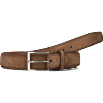 Magnanni Brauner Wildlederg&uuml;rtel - - Accessories - Herren - Braun - 115 CM