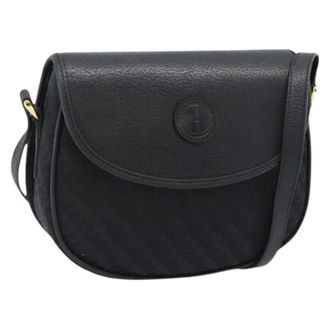 Gucci Sac bandouli&egrave;re en toile Pre-owned - Femme - Pre-owned - Noir - Taille: ONE Size