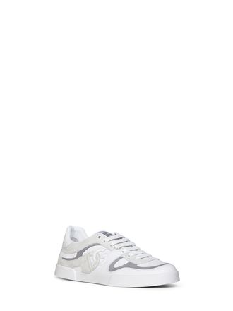 Dolce & Gabbana Mens Sneakers Portofino White Nappa Calfskin Calf Leather Trainers