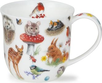 Dunoon Cumbrae Wildwood Mouse Tasse aus feinem Knochenporzellan, 0,45 l