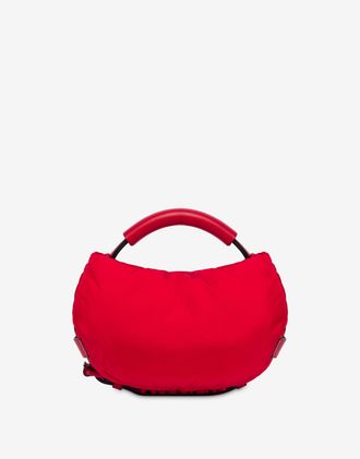 Moschino Moschino Handle Me kleine Hobo-Tasche - Rot
