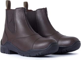 Horze Damen Winter Reitstieflette Idaho, Winterreitschuhe gef&uuml;ttert, Braun, 39