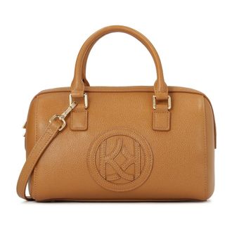 Kazar Hellbraune Ledertunk-Handtasche - - Bags - Damen - Braun - ONE SIZE