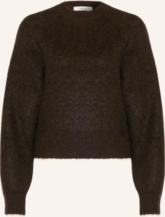Selected Pullover Mit Mohair braun