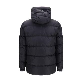 Herno Mens Black Goose Down Shell Jacket Clothing