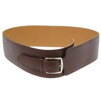 Herm&egrave;s Ceinture Standard Vintage Pre-owned - Femme - Pre-owned - Brun - Taille: ONE Size