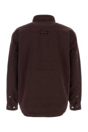 Carhartt Work in Progress Canvas Shirt Jacket - Brown