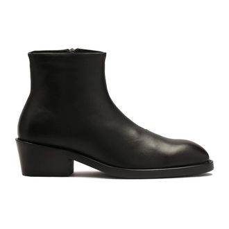 Kazar Schwarze Lederstiefel mit Rei&szlig;verschluss - - Shoes - Herren - Schwarzk - 41 EU