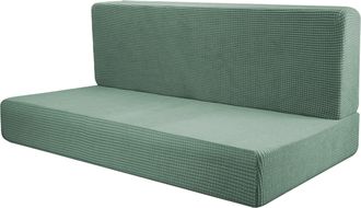 Generic Couch Cover- Sofabezug Wasserdicht | Dehnbare Schlafsofa Abdeckung-Maschine Waschbar, Armlose Loveseat-Schutzabdeckung für Sofa