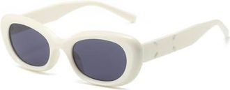 Generic Lunettes de soleil ovales surdimensionnées pour femmes rétro léopard nuances UV400 hommes lunettes de soleil rondes, 6, Taille unique