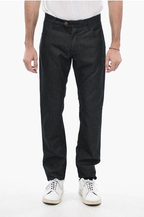 Corneliani ID LUXURY DENIM Silk-blend Denims with Regular Fit size 31