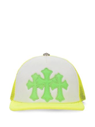 Chrome Hearts Baseballkappe mit Kreuz-Patch - Gr&uuml;n