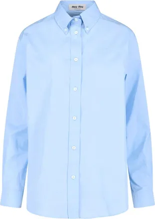 Miu Miu Hemd Aus Popeline
