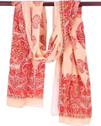 Guru Shop Leichter Pareo, Sarong, Handbedrucktes Baumwolltuch - Farb Kombination 38, Herren/Damen, Baumwolle