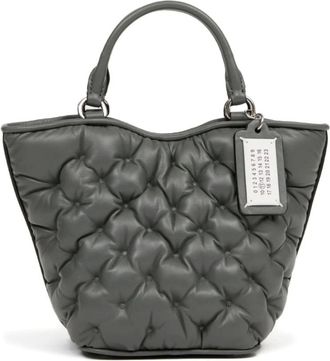 Maison Margiela Femme, Sacs, Gris, Taille: ONE Size Sac Tote Glam Gris