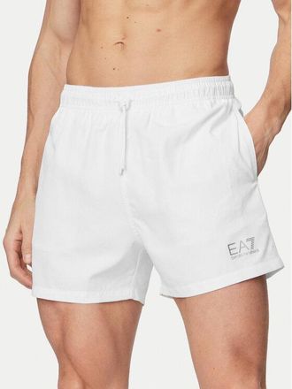 Emporio Armani Badeshorts 7M001677 AF13019 M0076 Wei&szlig; Regular Fit