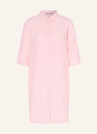 (The Mercer) N.Y. (The Mercer) N.Y. Hemdblusenkleid Aus Leinen Mit 3/4-Arm rosa