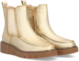 Shoes & Blues Botte type Chelsea avec berceau pour femme au design minimaliste. Comprend des panneaux élastiques latéraux pour un ajustement confortable et pratique