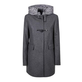 Fay Toggle Coat Db Front Nylon - - Coats - Damen - Grau - XS