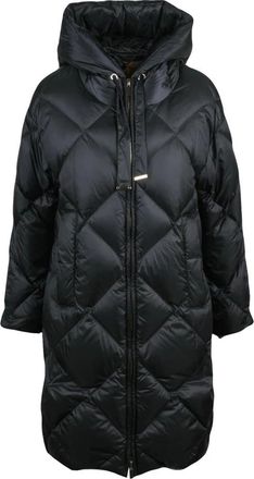 Max Mara Doudoune Longue Trefe - Femme - Manteaux - Noir - Taille: 38 FR