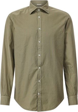 Massimo Alba Baumwollhemd Genova mit Streifen