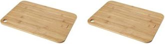 Metaltex Schneidebrett 35x25x1, 0 cm Bambus (Packung mit 2)
