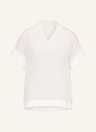 Marc Cain Blusenshirt Im Materialmix weiss