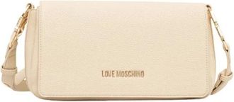Love Moschino Femme, Sacs, Beige, Taille: ONE Size Sac bandouli&egrave;re rectangulaire