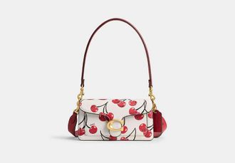 Coach Tabby Schultertasche 20 mit Kirschprint