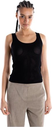 Marella Femme, Tops, Noir, Taille: 42 FR Canotta
